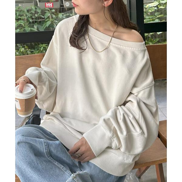 『タイムセール実施中』ZOZO問い合わせ番号:87643405ショップ:DISCOAT，ディスコートブランド:DISCOAT，ディスコート商品名:【WEB限定】ピグメントワンショルスウェットカテゴリ:トップス>Tシャツ/カットソーブラ...