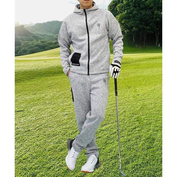 『タイムセール実施中』ZOZO問い合わせ番号:87676151ショップ:TopIsm，トップイズムブランド:GIORNO SEVEN，ジョルノセブン，TopIsm，トップイズム商品名:ゴルフウェア 上下セットアップ ニットフリース ジップパ...