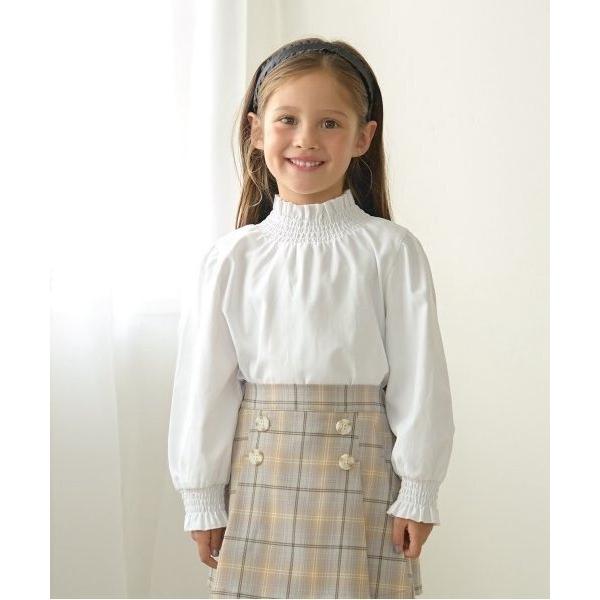 『セール実施中』ZOZO問い合わせ番号:87677122ショップ:petit main，プティマインブランド:Lycee mine，リセマイン，petit main，プティマイン商品名:【オケージョン】シャーリングブラウスカテゴリ:トップス...