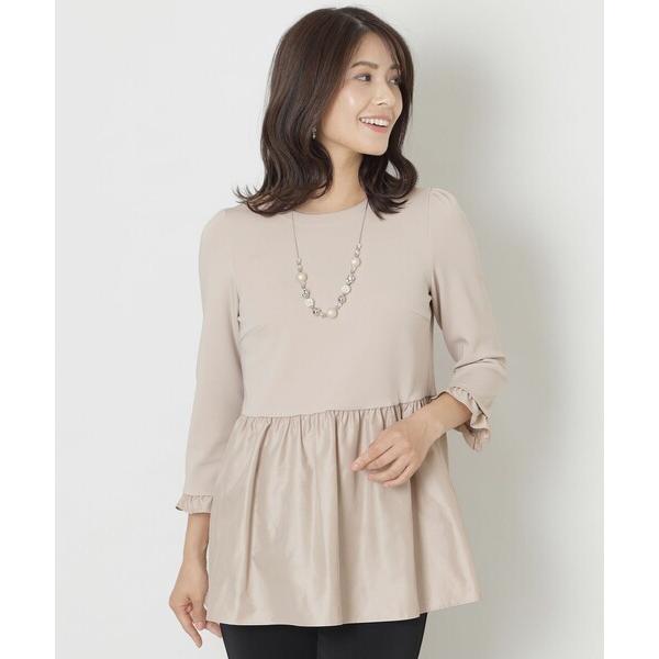 『セール実施中』ZOZO問い合わせ番号:87709108ショップ:TO BE CHIC，トゥー ビー シックブランド:TO BE CHIC，トゥー ビー シック商品名:マットストレッチダンボール チュニックカテゴリ:ワンピース/ドレス&gt...