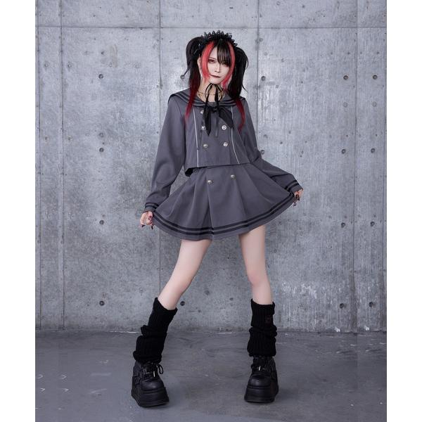 ZOZO問い合わせ番号:87710678ショップ:A AM STUDIO，エーエム スタジオブランド:Amilige，アミリージュ商品名:セーラーセットアップカテゴリ:ジャケット/アウター>セットアップブランド品番:824482620...