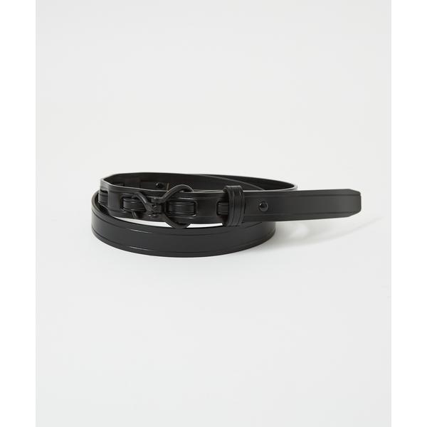 ZOZO問い合わせ番号:87714698ショップ:ABAHOUSE，アバハウスブランド:ABAHOUSE，アバハウス商品名:Black Leather Hook Belt /ピックベルト/フックベルト/ユニセックスカテゴリ:ファッション雑貨...