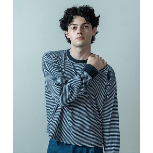 『セール実施中』ZOZO問い合わせ番号:87718213ショップ:CREO STORE，クレオストアブランド:Be.Nection，ビネクション商品名:SHORT CUT MULTI BODER LONG SLEEVE T-HIRTS/ショ...