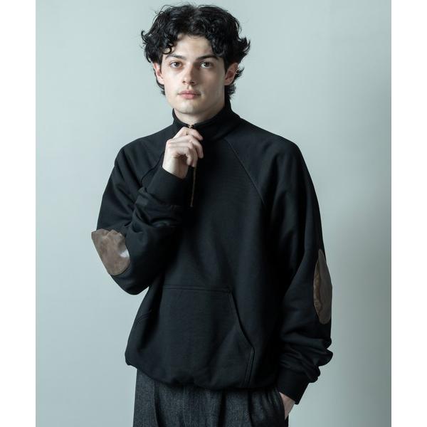 『セール実施中』ZOZO問い合わせ番号:87718224ショップ:CREO STORE，クレオストアブランド:Be.Nection，ビネクション商品名:ELBOW PATCH HALF-ZIP SWEATSHIRT / エルボーパッチハーフ...