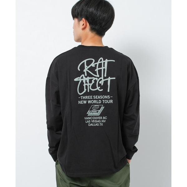 ZOZO問い合わせ番号:87718281ショップ:SHUSHU，シュシュブランド:RAT EFFECT，ラットエフェクト，SHUSHU，シュシュ商品名:THREE SEASONS ロゴスーパービッグロングTシャツカテゴリ:トップス>T...