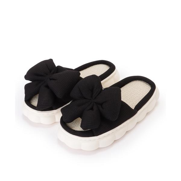 『タイムセール実施中』ZOZO問い合わせ番号:87720323ショップ:Lace Ladies，レースレディースブランド:Lace Ladies，レースレディース商品名:ビッグ リボン ワッフル オープン ルーム サンダルカテゴリ:インテリ...