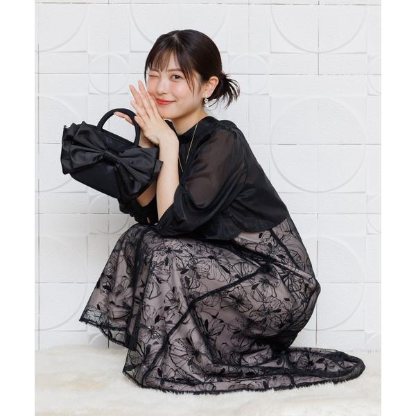 ZOZO問い合わせ番号:87813395ショップ:form forma，フォルム フォルマブランド:form forma，フォルムフォルマ商品名:【formformaオリジナル】シアーブラウス×スパンコール刺繍ドレス/結婚式/パーティー/お...