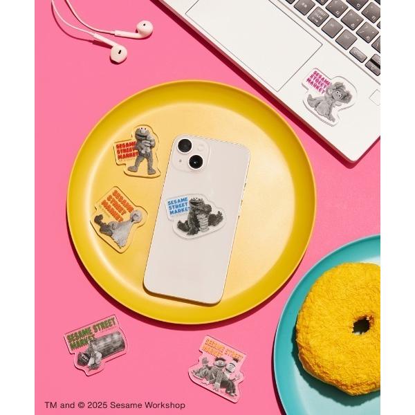 ZOZO問い合わせ番号:87814417ショップ:SESAME STREET MARKET，セサミストリートマーケットブランド:SESAME STREET，セサミストリート商品名:モノクロフォトアクリルステッカー（全7種のうち1種入り）【ラ...