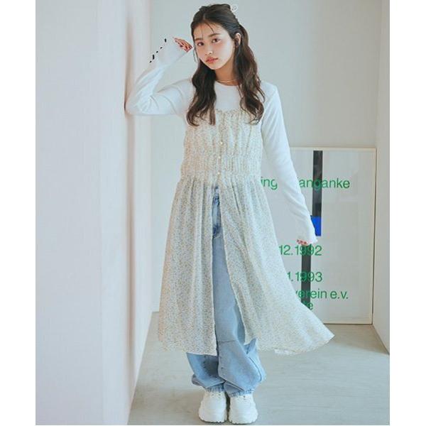 『セール実施中』ZOZO問い合わせ番号:87816479ショップ:NARUMIYA ONLINE，ナルミヤ オンラインブランド:LOVETOXIC，ラブトキシック商品名:花柄キャミワンピースカテゴリ:ワンピース/ドレス>シャツワンピー...