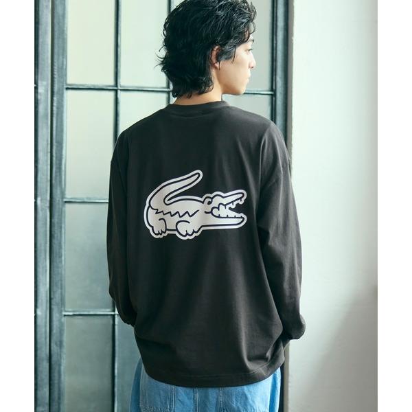 ZOZO問い合わせ番号:87816862ショップ:LACOSTE，ラコステブランド:LACOSTE，ラコステ商品名:【オンライン限定】LACOSTE オーバーサイズ バックプリント ロングスリーブTシャツカテゴリ:トップス>Tシャツ/...