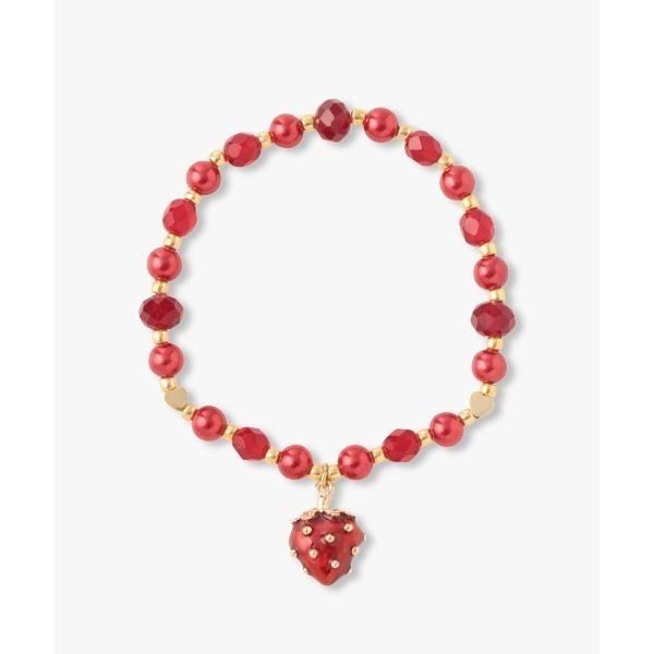 ZOZO問い合わせ番号:87816873ショップ:VENDOME SELECT，ヴァンドームセレクトブランド:ANNA SUI，アナスイ商品名:いちごモチーフ ブレスレットカテゴリ:アクセサリー>ブレスレットブランド品番:SAMB08...