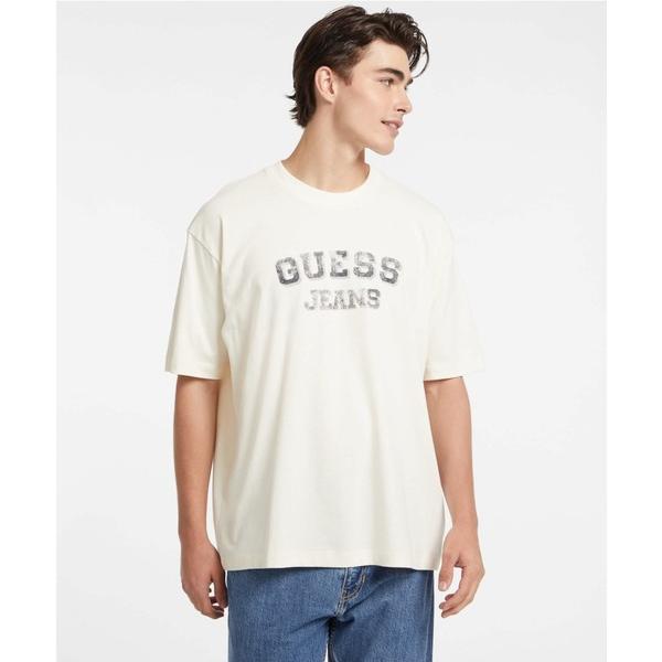 『セール実施中』ZOZO問い合わせ番号:87816971ショップ:GUESS，ゲスブランド:GUESS JEANS，ゲスジーンズ，Guess，ゲス商品名:GUESS JEANS Ss Cn Os Vintage Print Tee 半袖 T...