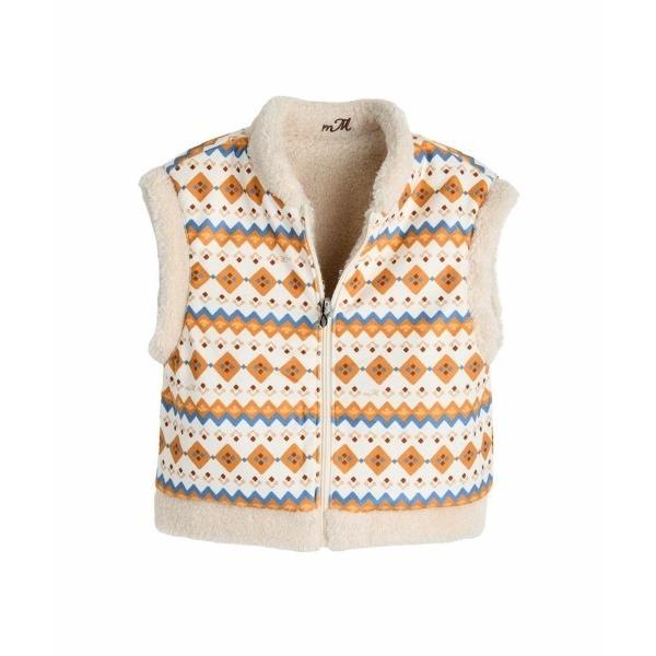 『セール実施中』ZOZO問い合わせ番号:87851758ショップ:moimoln，モイモルンブランド:moimoln，モイモルン商品名:フェアアイルリバーシブルベストカテゴリ:トップス>ベストブランド品番:W244VEG06P素材:綿...