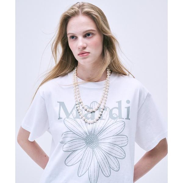 ZOZO問い合わせ番号:87852036ショップ:Mardi Mercredi，マルディメクルディブランド:Mardi Mercredi，マルディメクルディ商品名:UNISEX TSHIRT FLOWERMARDI / ユニセックス Tシャ...