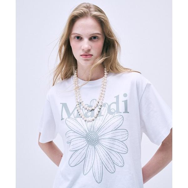 ZOZO問い合わせ番号:87852040ショップ:Mardi Mercredi，マルディメクルディブランド:Mardi Mercredi，マルディメクルディ商品名:TSHIRT FLOWERMARDIカテゴリ:トップス>Tシャツ/カッ...