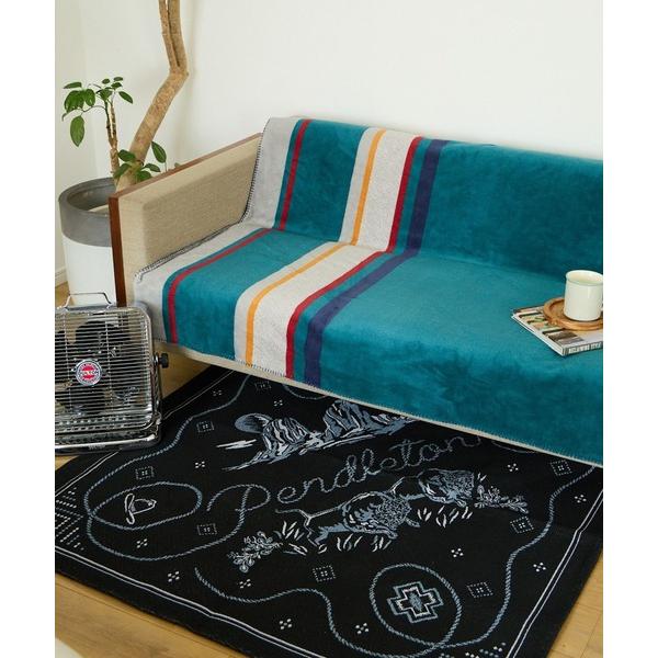 ZOZO問い合わせ番号:87883662ショップ:BAYFLOW，ベイフローブランド:PENDLETON，ペンドルトン，BAYFLOW，ベイフロー商品名:[滑り止め付き]【PENDLETON(ペンドルトン)】スクエアラグ130×130カテゴ...