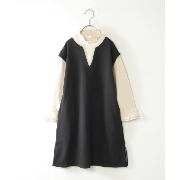 『タイムセール実施中』ZOZO問い合わせ番号:87884593ショップ:ikka LOUNGE，イッカラウンジブランド:ikka，イッカ商品名:キーネックジャンスカドッキングワンピース（120~160cm）カテゴリ:ワンピース/ドレス&gt...