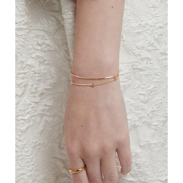 『タイムセール実施中』ZOZO問い合わせ番号:87885411ショップ:Bonjour Sagan，ボンジュールサガンブランド:ciite'，シーテ，Bonjour Sagan，ボンジュールサガン商品名:2連チェーンブレスレットカテゴリ:ア...