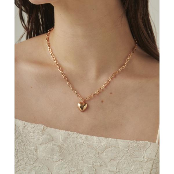 『タイムセール実施中』ZOZO問い合わせ番号:87885532ショップ:Bonjour Sagan，ボンジュールサガンブランド:ciite'，シーテ，Bonjour Sagan，ボンジュールサガン商品名:heart top chain ne...