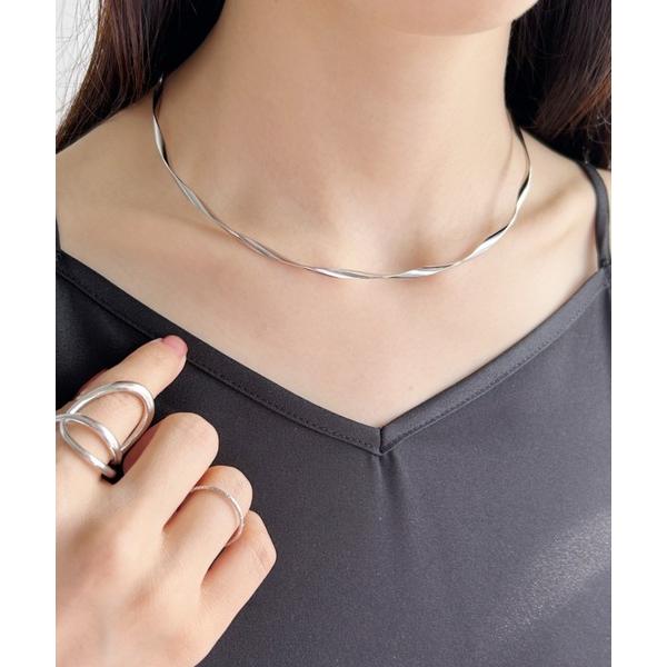 『タイムセール実施中』ZOZO問い合わせ番号:87885767ショップ:Bonjour Sagan，ボンジュールサガンブランド:ciite'，シーテ，Bonjour Sagan，ボンジュールサガン商品名:ねじりシルバーチョーカーカテゴリ:ア...
