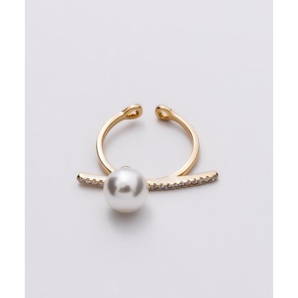 『タイムセール実施中』ZOZO問い合わせ番号:87886049ショップ:Bonjour Sagan，ボンジュールサガンブランド:ciite'，シーテ，Bonjour Sagan，ボンジュールサガン商品名:パールビジューラインリングカテゴリ:...