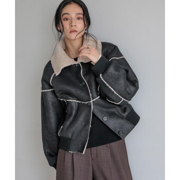 『セール実施中』ZOZO問い合わせ番号:87921772ショップ:LOWRYS FARM，ローリーズファームブランド:LOWRYS FARM，ローリーズファーム商品名:ムートンボアブルゾン 133584カテゴリ:ジャケット/アウター>...