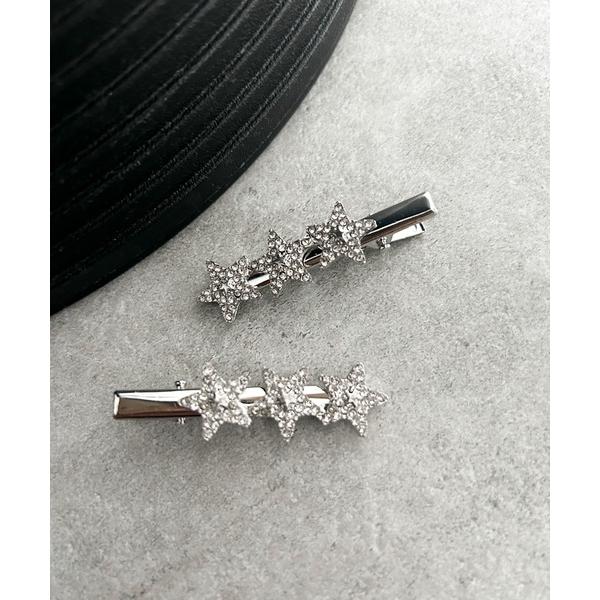 『セール実施中』ZOZO問い合わせ番号:87921904ショップ:WEGO，ウィゴーブランド:WEGO，ウィゴー商品名:WEGO/【2点セット】ストーンスタークリップカテゴリ:ヘアアクセサリー>バレッタ/ヘアクリップブランド品番:MO...