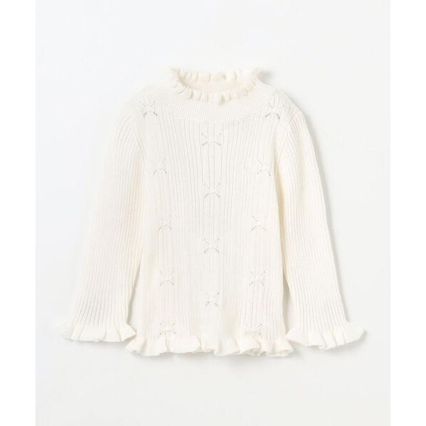 ZOZO問い合わせ番号:87922810ショップ:組曲，クミキョクブランド:組曲，クミキョク商品名:【90-100cm】リブニットカテゴリ:トップス>ニット/セーターブランド品番:KRKYCW0103素材:オフホワイト系/チャコール系...