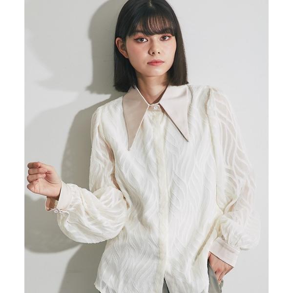 『タイムセール実施中』ZOZO問い合わせ番号:87922982ショップ:SMILE ORCHID，スマイルオーキッドブランド:SMILE ORCHID，スマイルオーキッド商品名:ワイドカラーブラウスカテゴリ:トップス>シャツ/ブラウス...