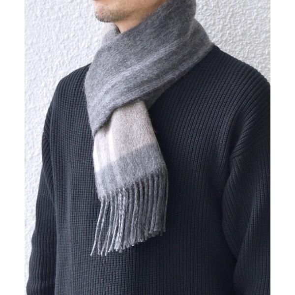 『セール実施中』ZOZO問い合わせ番号:87923583ショップ:SHIPS，シップスブランド:SHIPS any，シップス エニィ，SHIPS，シップス商品名:SHIPS any: ウール リバーシブル チェック マフラー 24FW◇カテ...