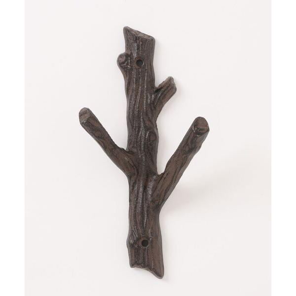 ZOZO問い合わせ番号:87925143ショップ:DULTON，ダルトンブランド:DULTON，ダルトン商品名:2 BRANCH HOOK S/壁付け フック Sカテゴリ:インテリア>収納グッズブランド品番:S355-91S/ABR素...