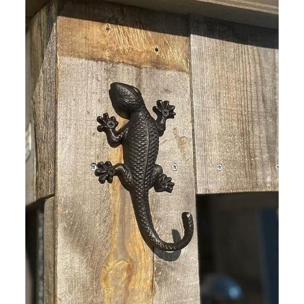 ZOZO問い合わせ番号:87925214ショップ:DULTON，ダルトンブランド:DULTON，ダルトン商品名:LIZARD HOOK ANTIQUE BLACK/壁付け フックカテゴリ:インテリア>収納グッズブランド品番:S255-...