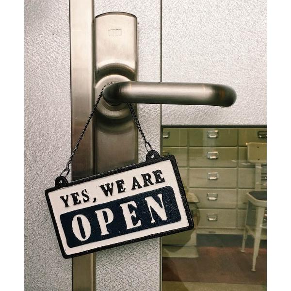 ZOZO問い合わせ番号:87925413ショップ:DULTON，ダルトンブランド:DULTON，ダルトン商品名:REVERSIBLE SIGN ”OPEN-CLOSED”/ リバーシブル サイン ”オープン クローズドカテゴリ:インテリア&...