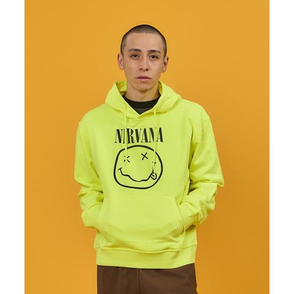 ZOZO問い合わせ番号:87925524ショップ:SAWINTO，ソイントブランド:MUSIC TEE，ミュージックティー商品名:P/O HOODIE NIRVANA “INVERSE SMILEY”/プルオーバー フーディ― ニルヴァーナ...