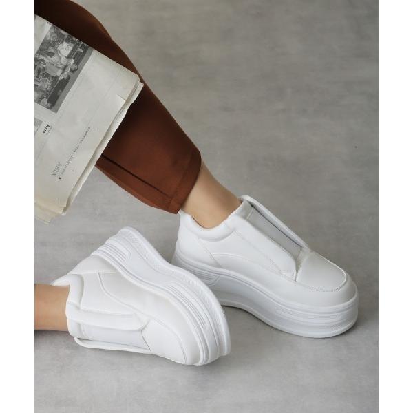 『タイムセール実施中』ZOZO問い合わせ番号:87956737ショップ:Ada.，エイダブランド:DEMETER，デメテル商品名:厚底 ボリュームソール 甲ゴム スリッポンスニーカーカテゴリ:シューズ>スニーカーブランド品番:dem7...