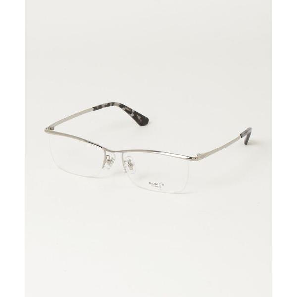 『タイムセール実施中』ZOZO問い合わせ番号:87957980ショップ:GLASSMANIA -Tokyo Aoyama-，グラスマニアブランド:POLICE，ポリス商品名:【POLICE/ポリス】ハーフリム メガネ VPLG48J 0S1...