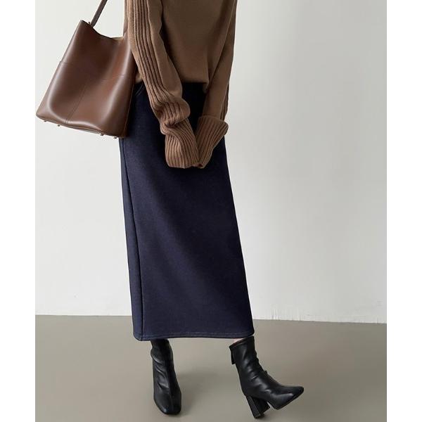 『セール実施中』ZOZO問い合わせ番号:88019307ショップ:Ada.，エイダブランド:COCOMOMO，ココモモ商品名:裏起毛 バックスリットナロースカート ストレッチ タイトスカート ロング丈 スカート ナロースカート 秋服 冬服カ...