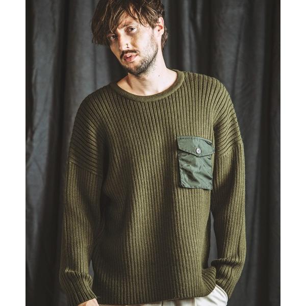 『セール実施中』ZOZO問い合わせ番号:88022136ショップ:NO ID.，ノーアイディーブランド:NO ID.，ノーアイディ商品名:【NO ID.】Command Sweater Big Pullover / コマンド セーター ビッ...