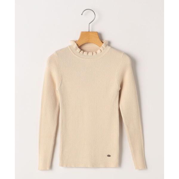 『セール実施中』ZOZO問い合わせ番号:88053528ショップ:SHIPS KIDS，シップス キッズブランド:SHIPS，シップス商品名:SHIPS KIDS:100〜125cm /〈手洗い可能〉リブ フリル タートルネック ニットカテ...