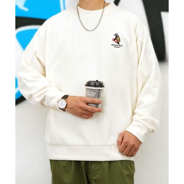 『タイムセール実施中』ZOZO問い合わせ番号:88053592ショップ:BURNER，バーナーブランド:Burner，バーナー商品名:【GROOVY STORE】デザイン刺繍 オーバーサイズフリーストレーナーカテゴリ:トップス>スウェ...