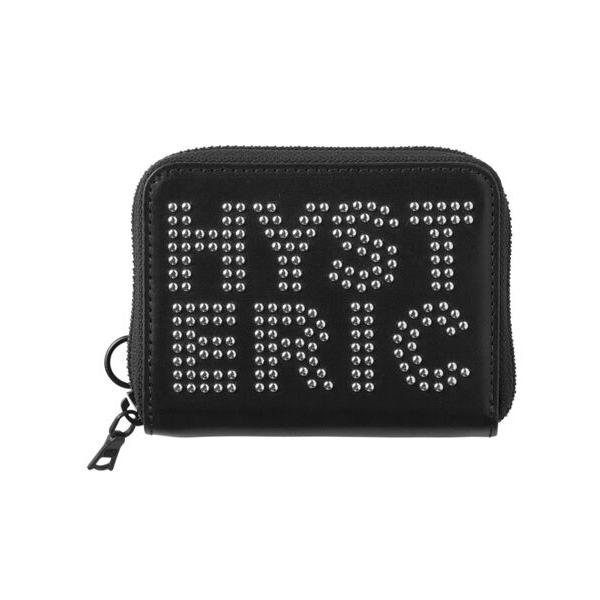 ZOZO問い合わせ番号:88056188ショップ:HYSTERIC GLAMOUR，ヒステリックグラマーブランド:HYSTERIC GLAMOUR，ヒステリックグラマー商品名:ロゴスタッズ ラウンドジップミニウォレットカテゴリ:財布/小物&...