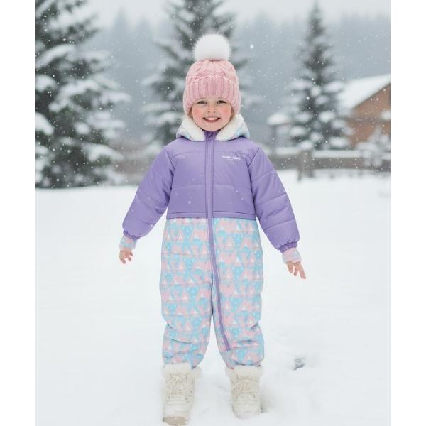 『タイムセール実施中』ZOZO問い合わせ番号:88086860ショップ:OP/RUSTY，オーピー/ラスティーブランド:marie claire，マリ・クレール商品名:【marie claire:マリ・クレール】キッズ幾何柄スノージャンプス...