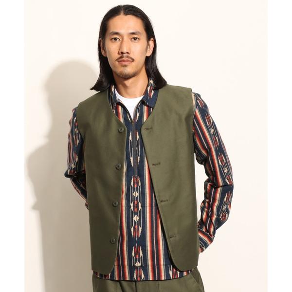 『セール実施中』ZOZO問い合わせ番号:88088470ショップ:ANCHOR by ROTAR/VIVIFY，アンカーバイ ローター/ビビファイブランド:ROTAR，ローター商品名:Military moleskin vestカテゴリ:ト...