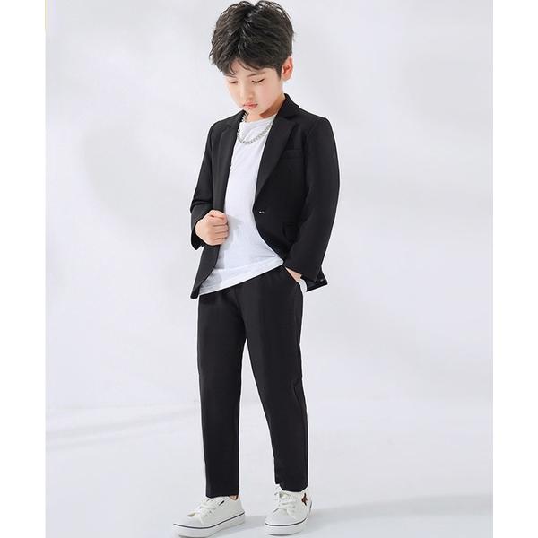 『タイムセール実施中』ZOZO問い合わせ番号:88089261ショップ:TeddyShop，テディショップブランド:DAY CLOSET，デイ クローゼット商品名:キッズスーツ 長袖ジャケット+パンツ+長袖Tシャツ 3点セットカテゴリ:ジャ...