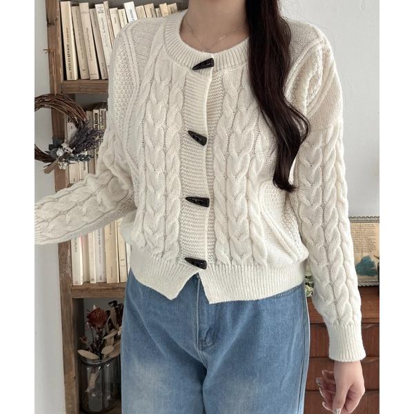 『タイムセール実施中』ZOZO問い合わせ番号:88091008ショップ:Ada.，エイダブランド:by your closet，バイユアークローゼット商品名:ケーブルニット カーディガンカテゴリ:トップス>ニット/セーターブランド品番...