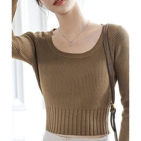 『タイムセール実施中』ZOZO問い合わせ番号:88091034ショップ:Ada.，エイダブランド:efill，エフィル商品名:Uネック　薄手　ニットトップスカテゴリ:トップス>ニット/セーターブランド品番:dirA003339素材:ポ...