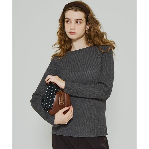 ZOZO問い合わせ番号:88091235ショップ:coca，コカブランド:coca（coca），コカ商品名:アンゴラタッチ ボートネックリブニットカテゴリ:トップス>ニット/セーターブランド品番:36-231218001-11素材:ポ...