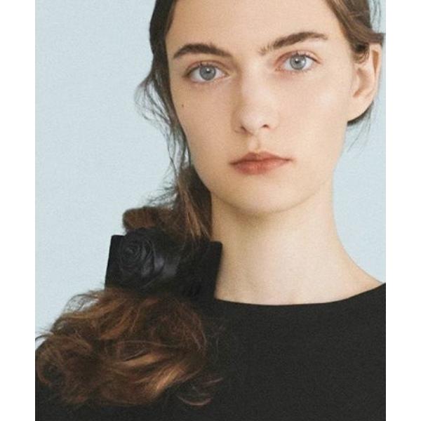ZOZO問い合わせ番号:88093492ショップ:H.O.V，フォブブランド:kiehtova，キエトヴァ商品名:【kiehtova】ROSE RIBBON VALLETTA/ローズ リボン バレッタカテゴリ:ヘアアクセサリー>バレッ...