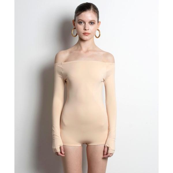 ZOZO問い合わせ番号:88094215ショップ:SUPERTHANKS BOX，スーパーサンクス ボックスブランド:DLESS，ドレス商品名:Off shoulder bodysuits/オフショルダーロングスリーブボディスーツカテゴリ:...