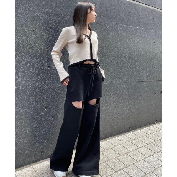 『セール実施中』ZOZO問い合わせ番号:88094694ショップ:Rosy luce，ロージールーチェブランド:Rosy luce，ロージールーチェ商品名:カットオフスウェットパンツカテゴリ:パンツ>スウェットパンツブランド品番:01...